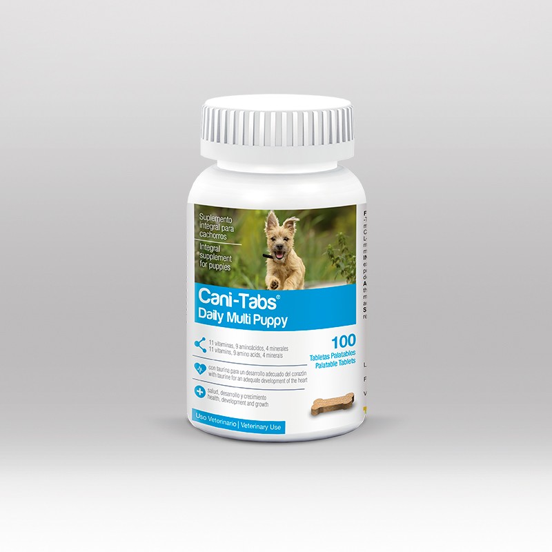 Cani-Tabs® Daily Multi Puppy | 100 Tabletas Palatables | Agrovet Shop