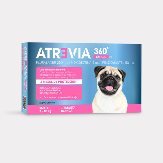 Atrevia 360® Small | Antiparasitario Oral | Agrovet Shop